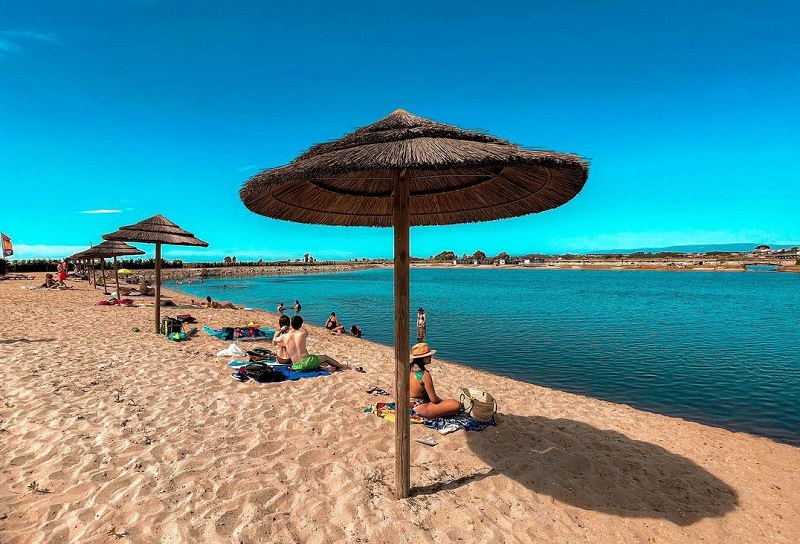 Esta Ã© praia com a Ã¡gua a 25ÂºC Ã© a mais quente do norte Portugal